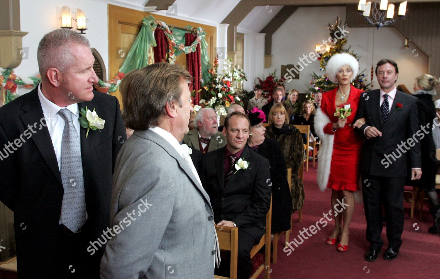 Emmerdale Tv the Wedding Kenneth Farrington Editorial Stock Photo ...