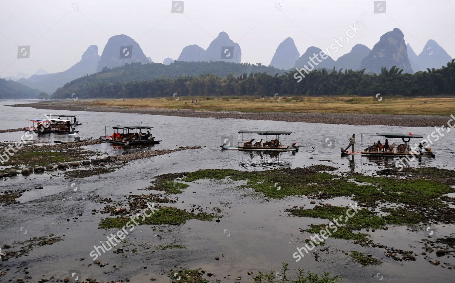 Local Boatmen Carry Tourists On Their Editorial Stock Photo - Stock ...