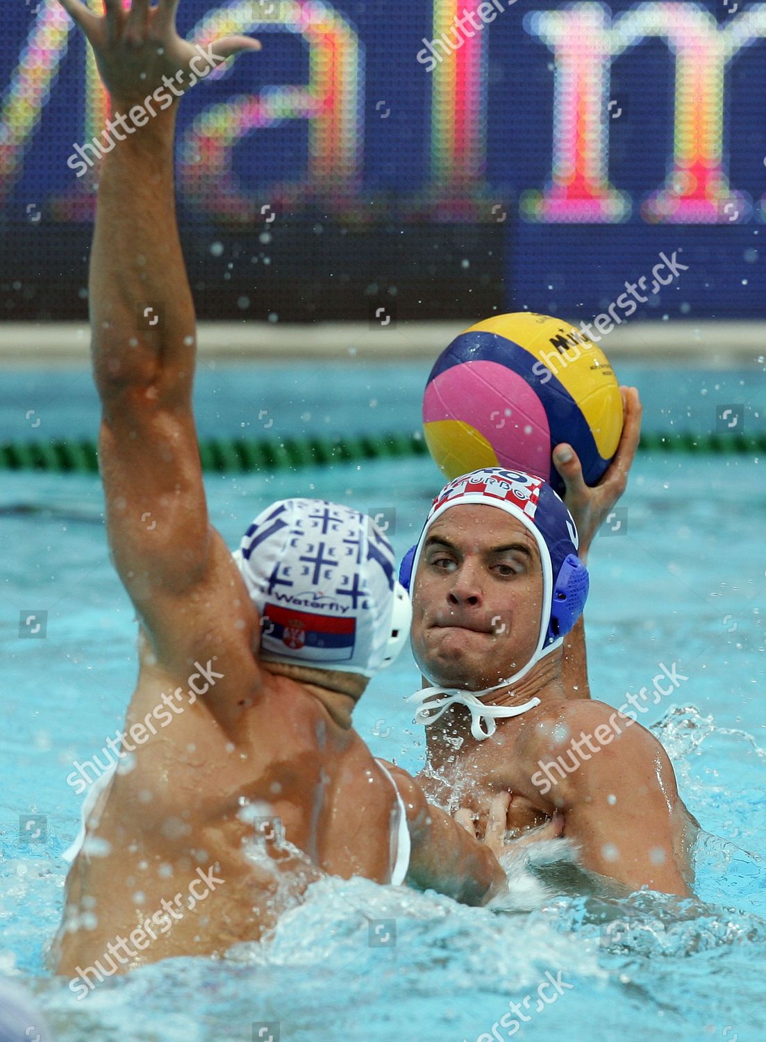 Andrija Prlainovic L Serbia Struggles Ball Editorial Stock Photo ...