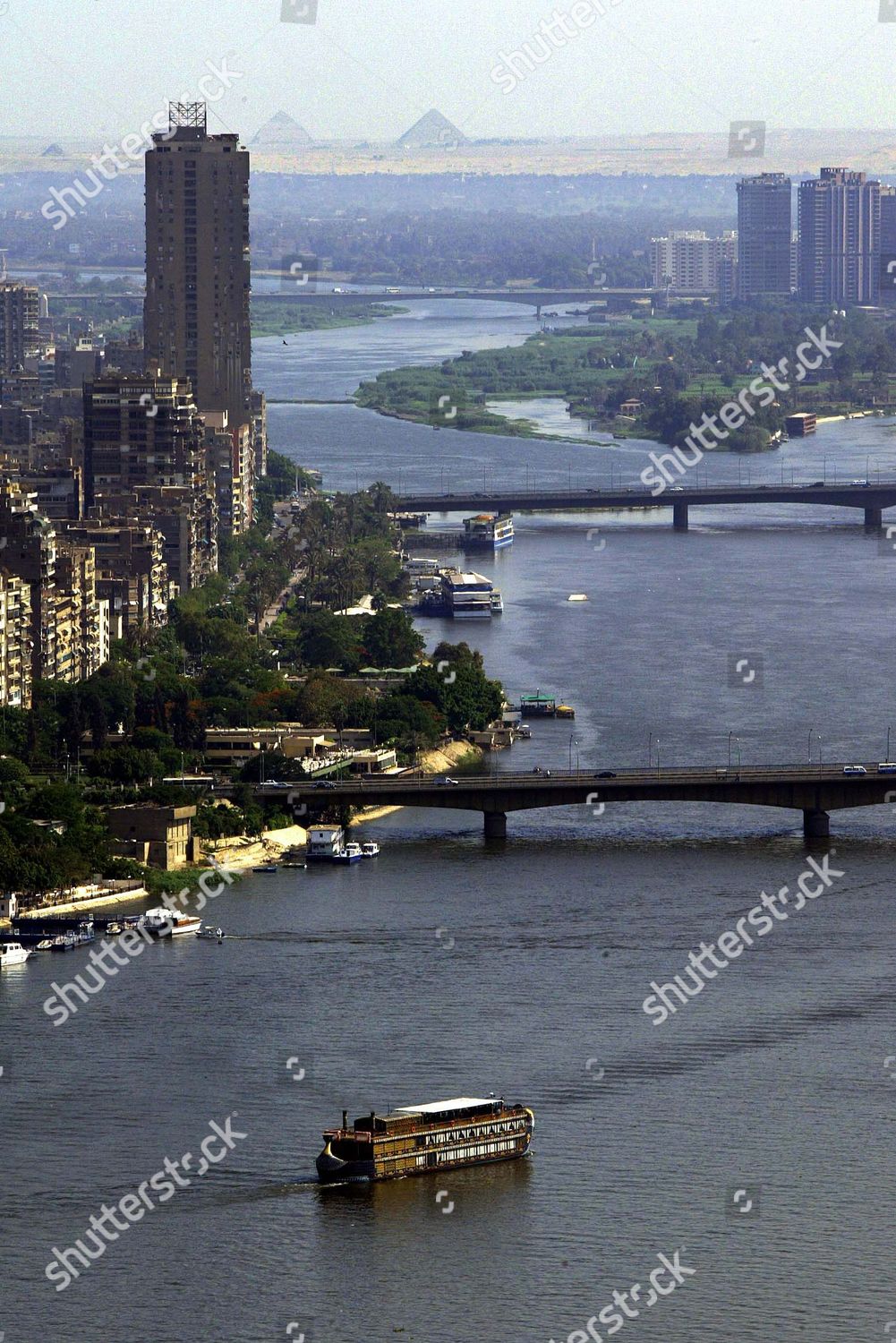 Tourism Boat Shape Pharoanic Barge Plies Editorial Stock Photo - Stock ...