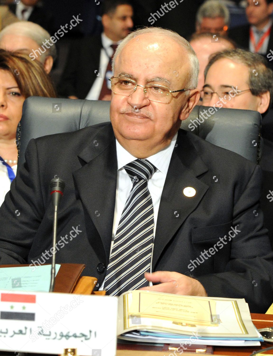 Syrian Prime Minister Muhammad Naji Alutri Editorial Stock Photo ...