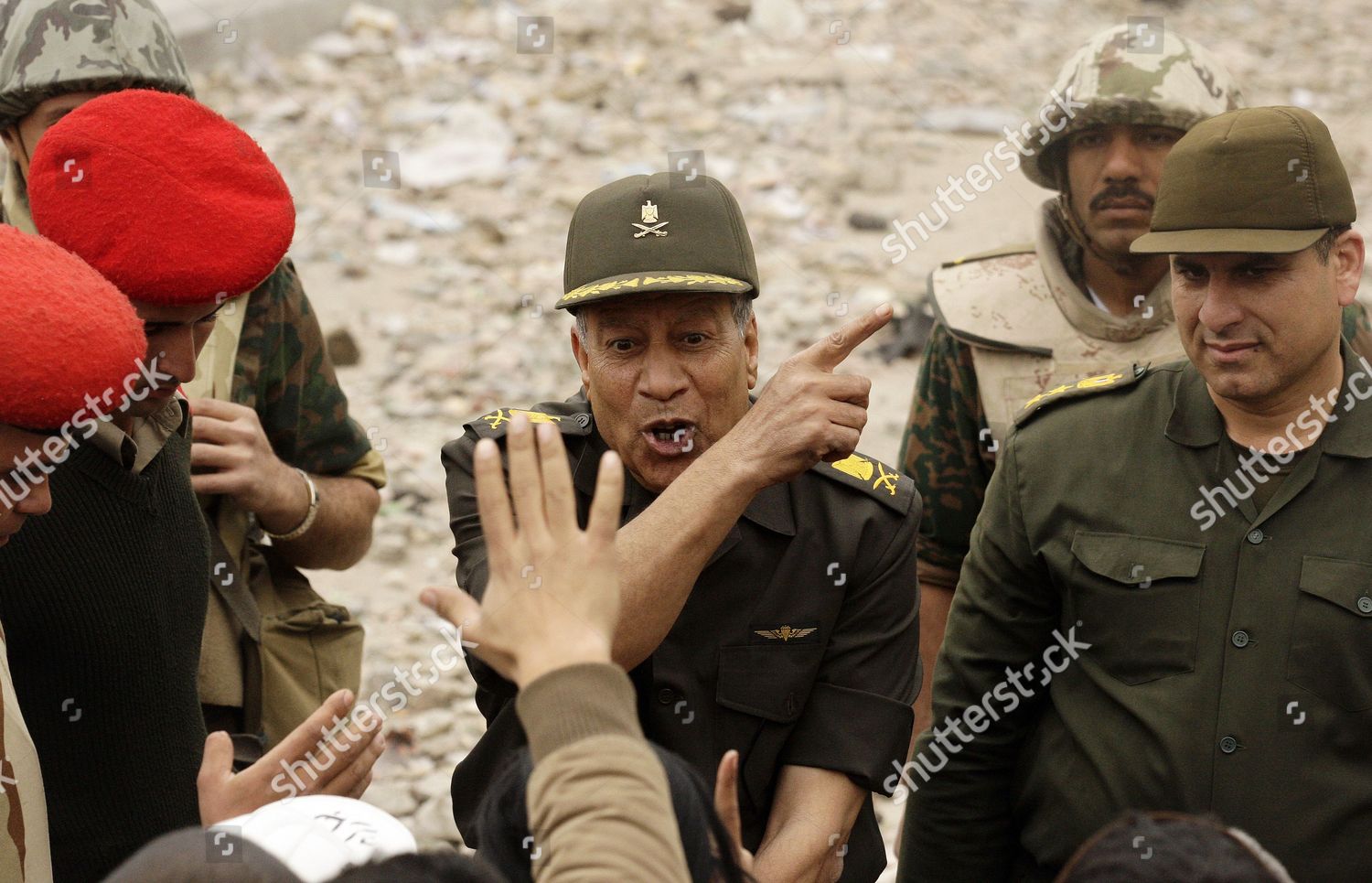 Egyptian Officers Including Egyptian Army General Editorial Stock Photo ...