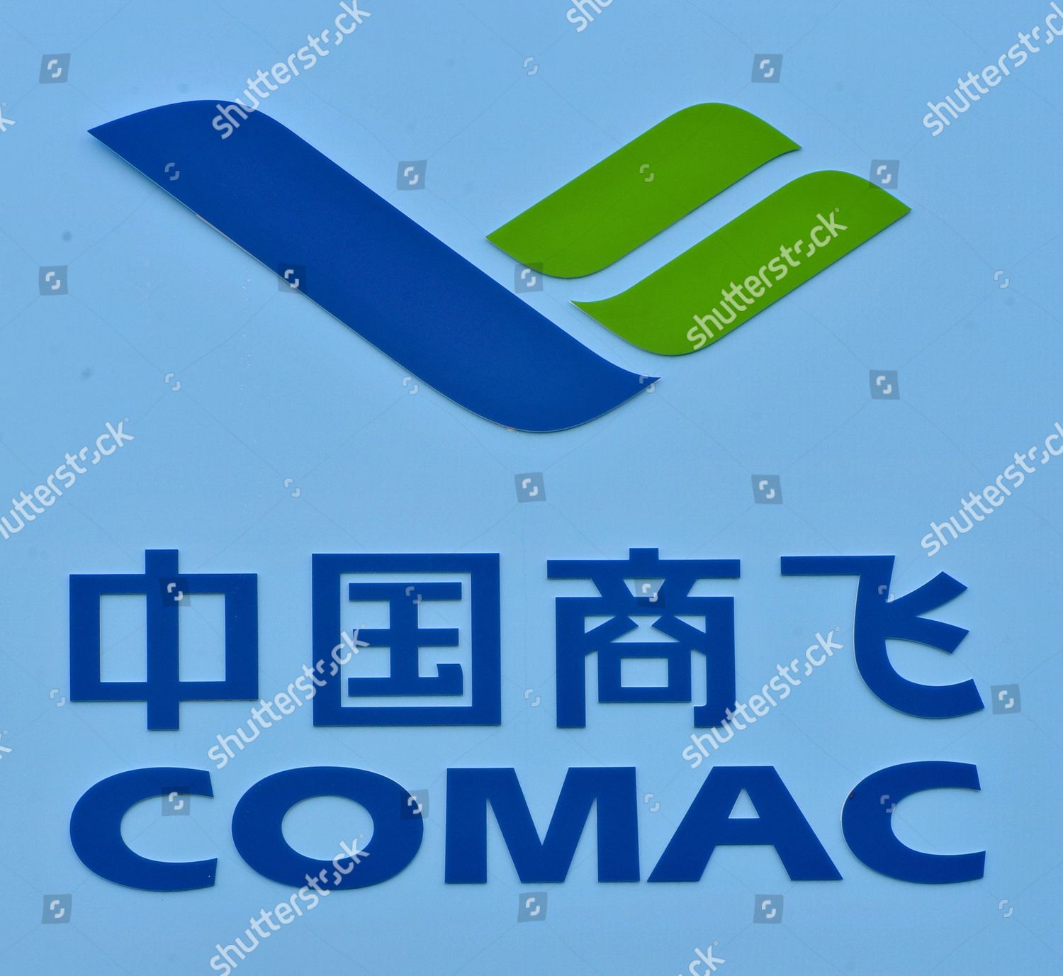 Comac Logo Photographed On Company Stand Editorial Stock Photo - Stock ...