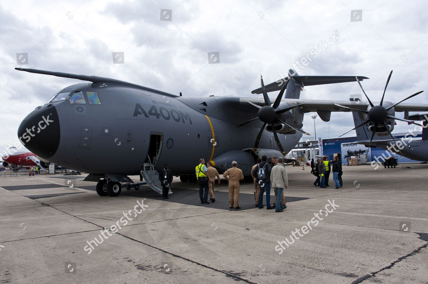 Airbus New A400m Military Version Parked Editorial Stock Photo - Stock ...