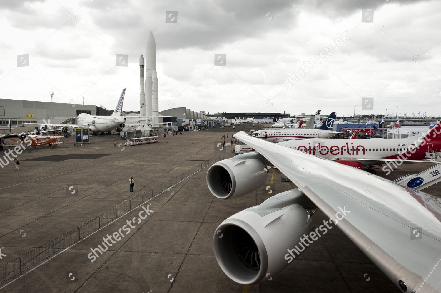 View Wing New Model Boeing 747 Editorial Stock Photo - Stock Image ...