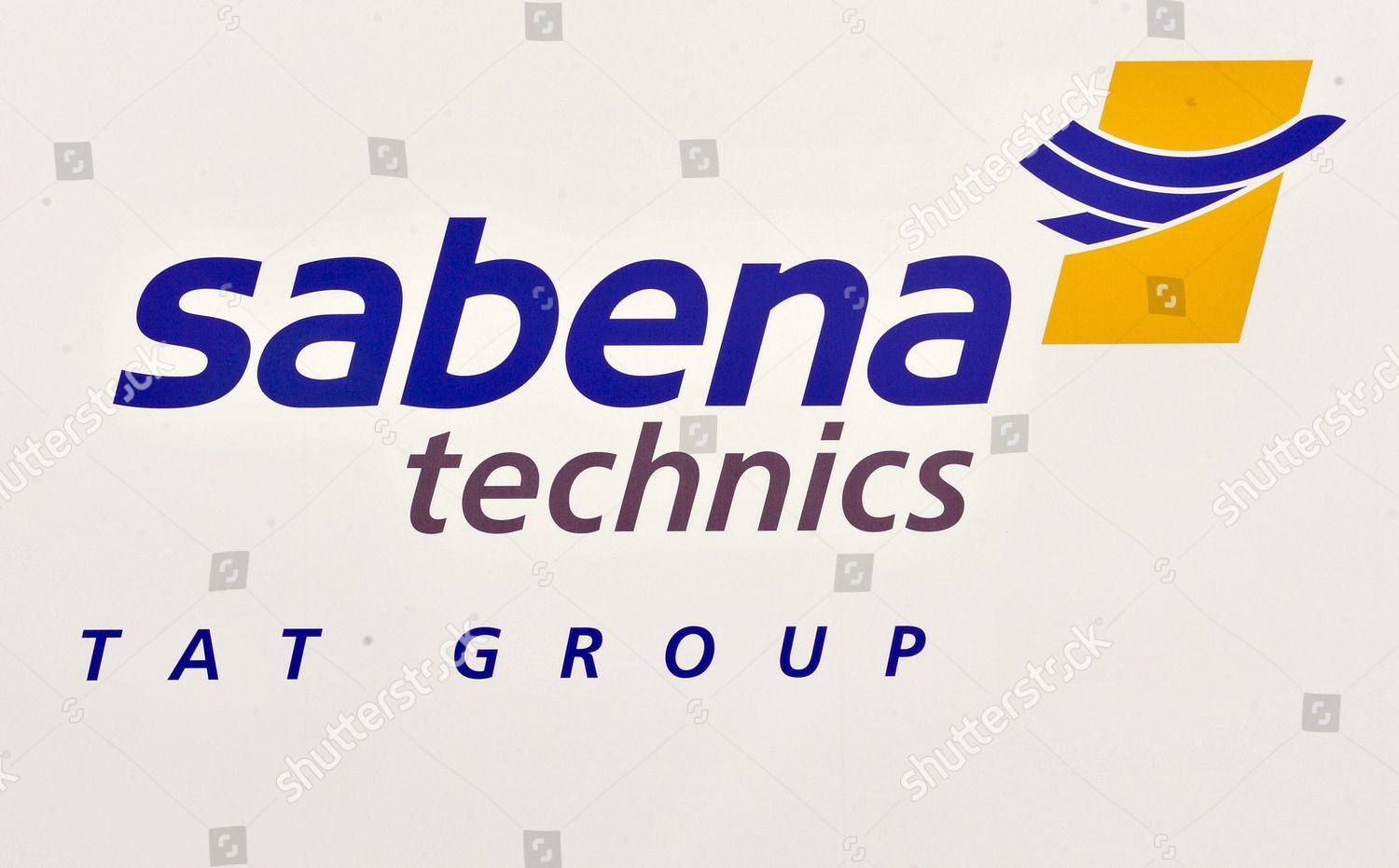 Sabena Technics Logo Photographed On Company Editorial Stock Photo ...