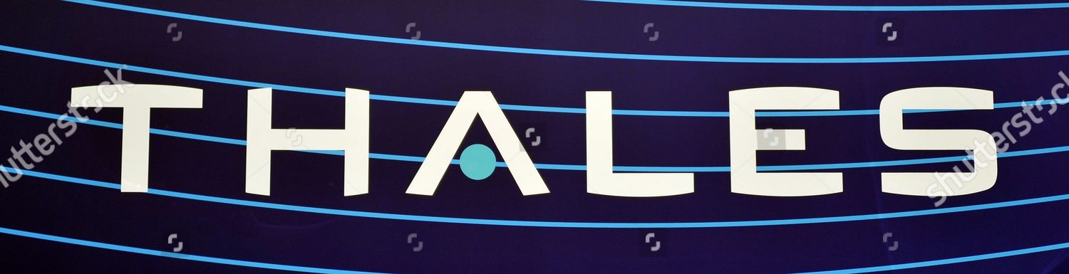 Thales Logo Photographed Thales Stand Paris Editorial Stock Photo ...
