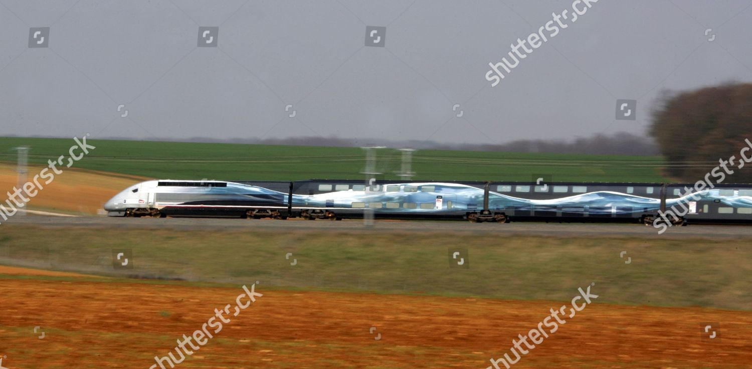 Special French Highspeed Train Tgv V150 Editorial Stock Photo - Stock ...