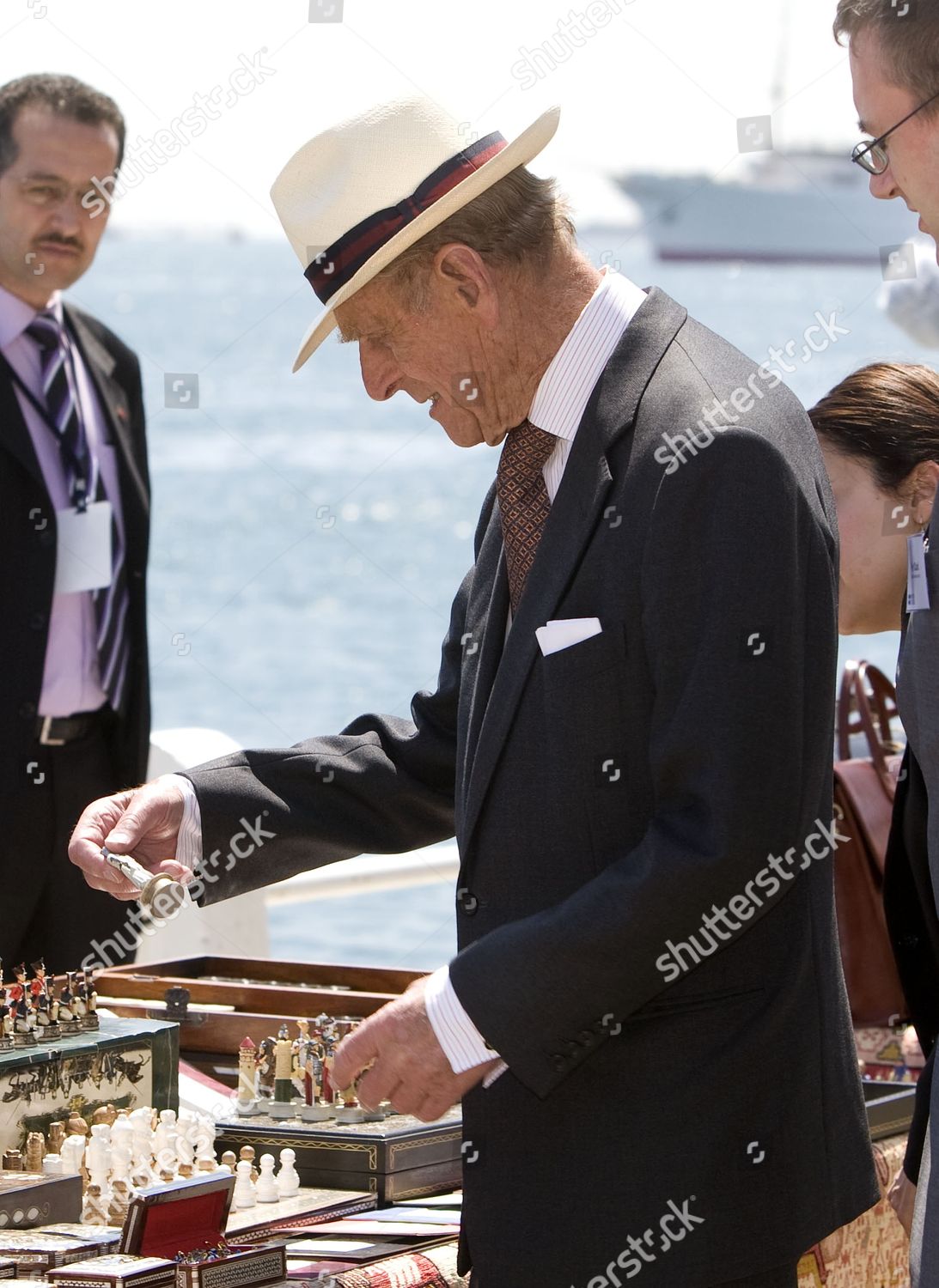 Prince Philip Admires Chess Piece Shape Editorial Stock Photo - Stock ...