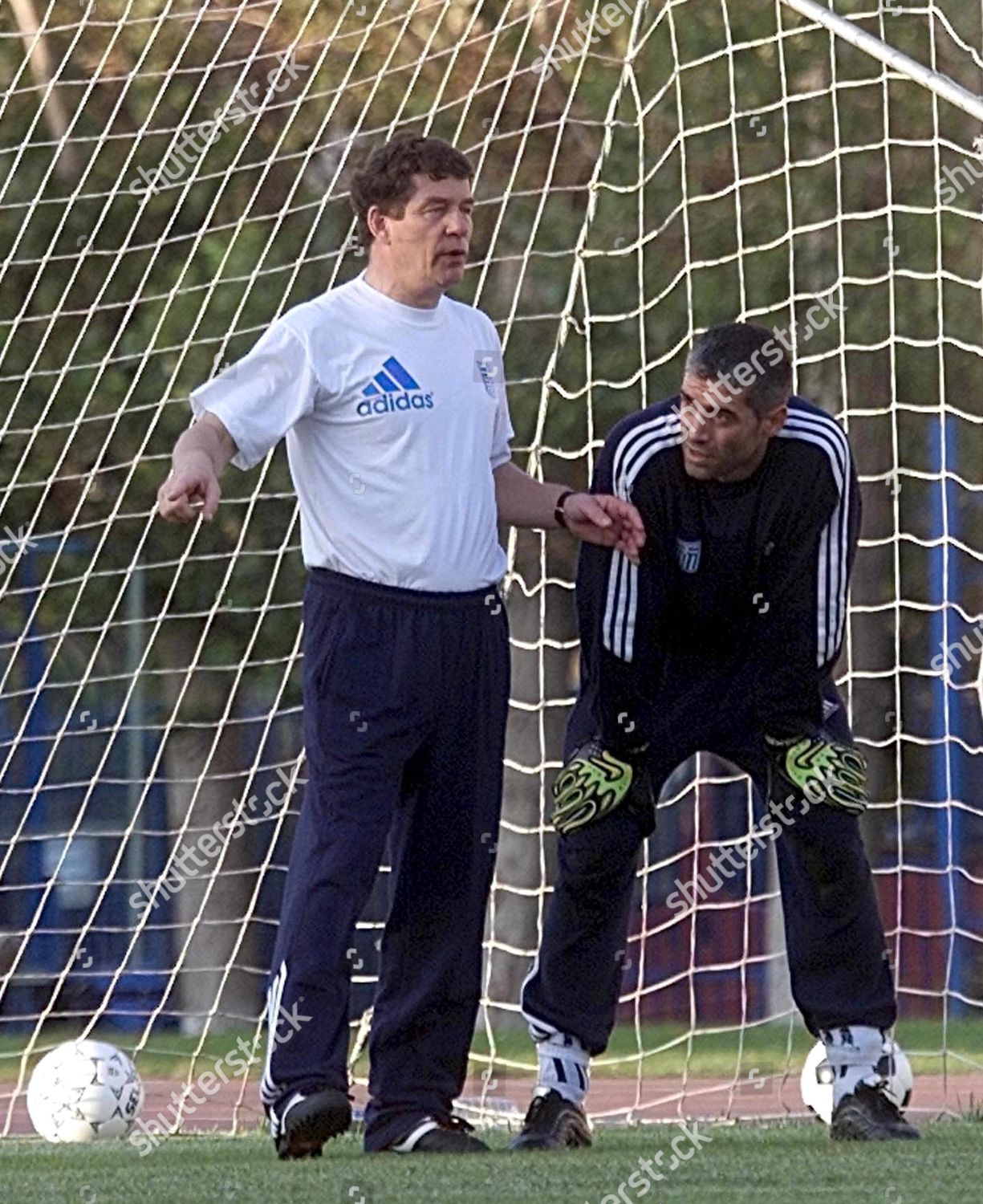 Athens Greece Greek Goalkeeper Antonis Nikopolidis Editorial Stock ...