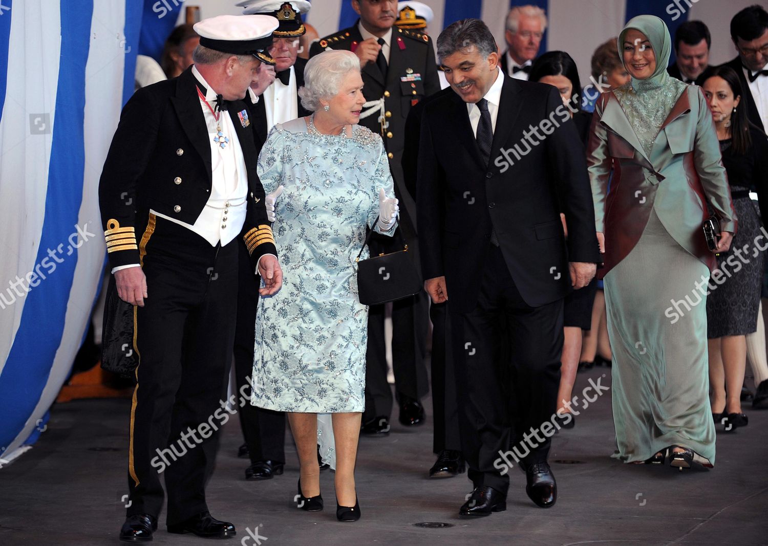 Queen Elizabeth Ii Turkish President Abdullah Editorial Stock Photo ...