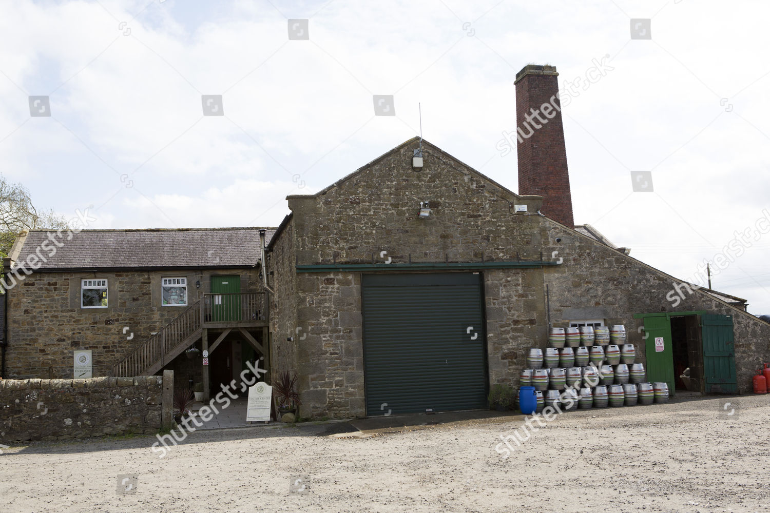 High House Farm Northumberland England Farmhouse Editorial Stock Photo ...