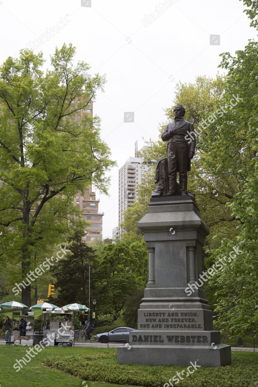 Statue Daniel Webster Central Park New Editorial Stock Photo - Stock ...