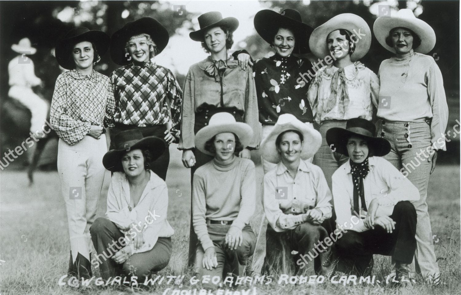 Group Rodeo Cowgirls C 1920 Editorial Stock Photo - Stock Image ...