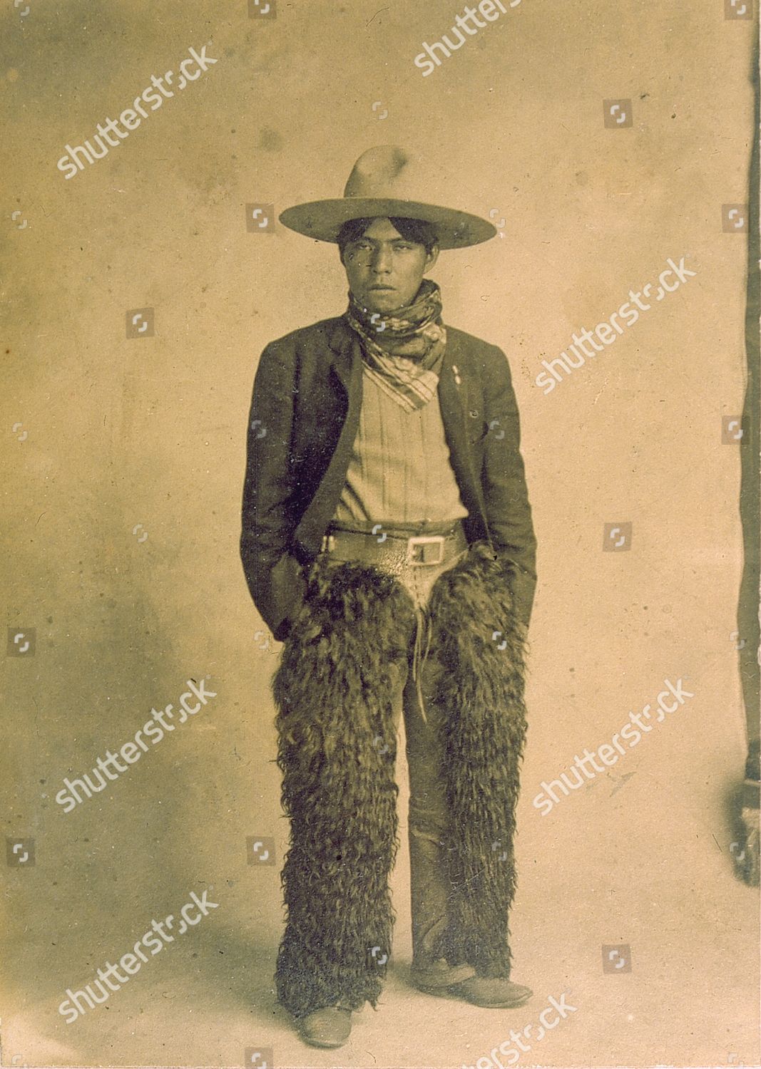 Cowboyindian C 1890 Indians Dressed Worked Editorial Stock Photo ...