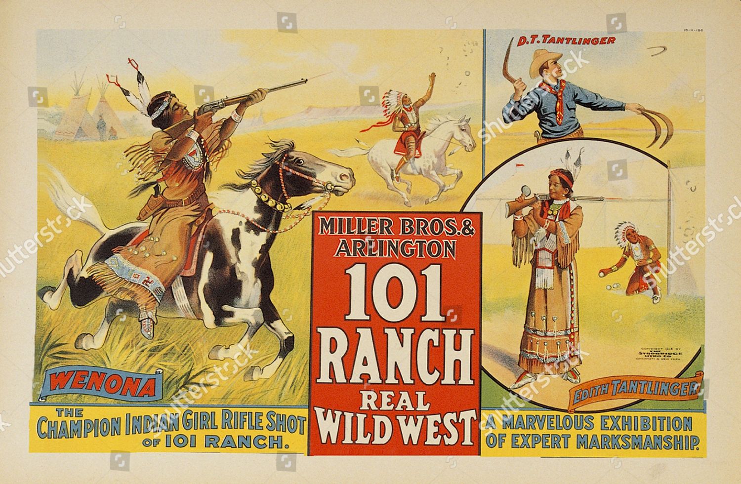 101 Ranch Poster C 1916 Editorial Stock Photo - Stock Image | Shutterstock