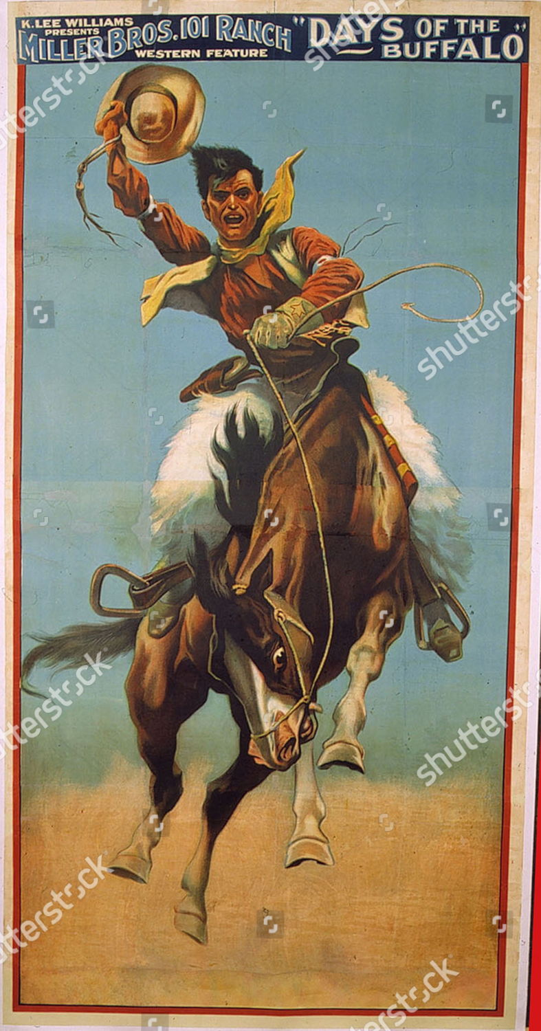 Movie Poster Miller Bros 101 Ranch Editorial Stock Photo - Stock Image ...