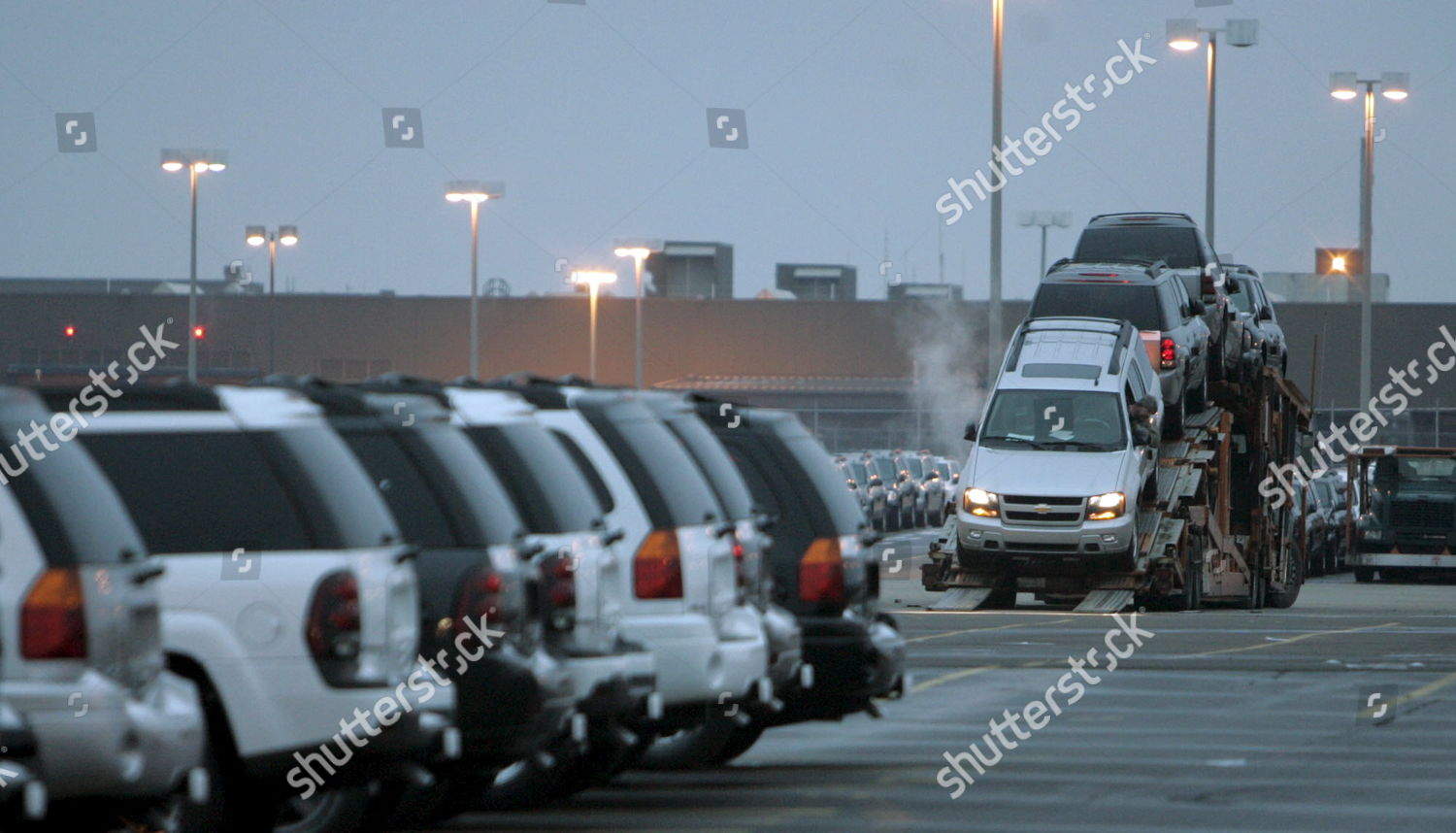 Finished Vehicles Loaded Onto Truck Be Editorial Stock Photo - Stock ...