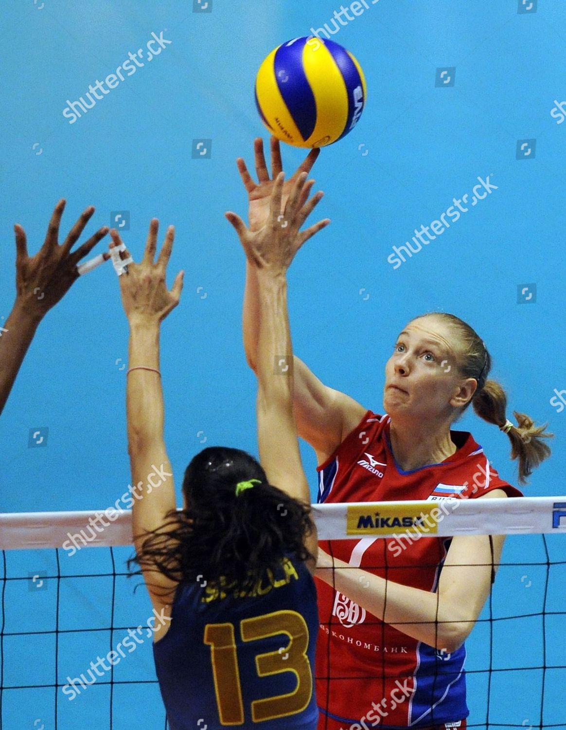 Natalya Safronova R Russia Spikes Ball Editorial Stock Photo - Stock ...