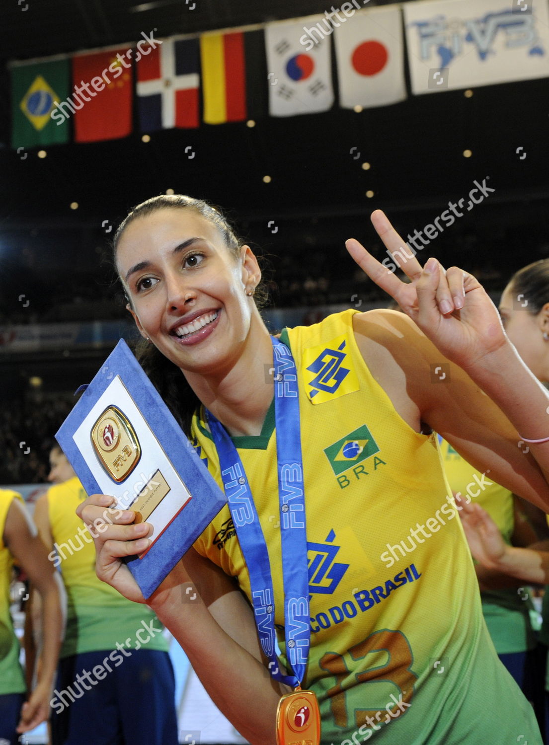 Sheilla Castro Brazil Poses Celebrating Her Editorial Stock Photo ...