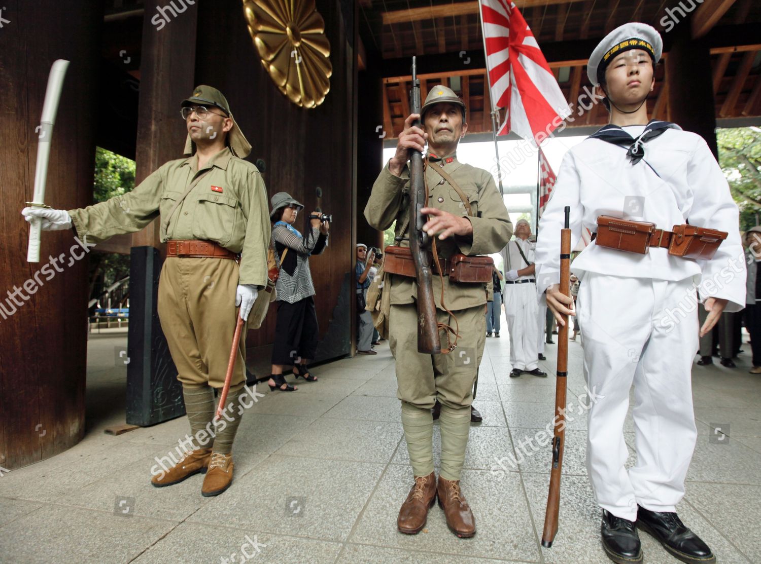 Men Dressed Imperial Army Soldiers Navy Editorial Stock Photo - Stock ...