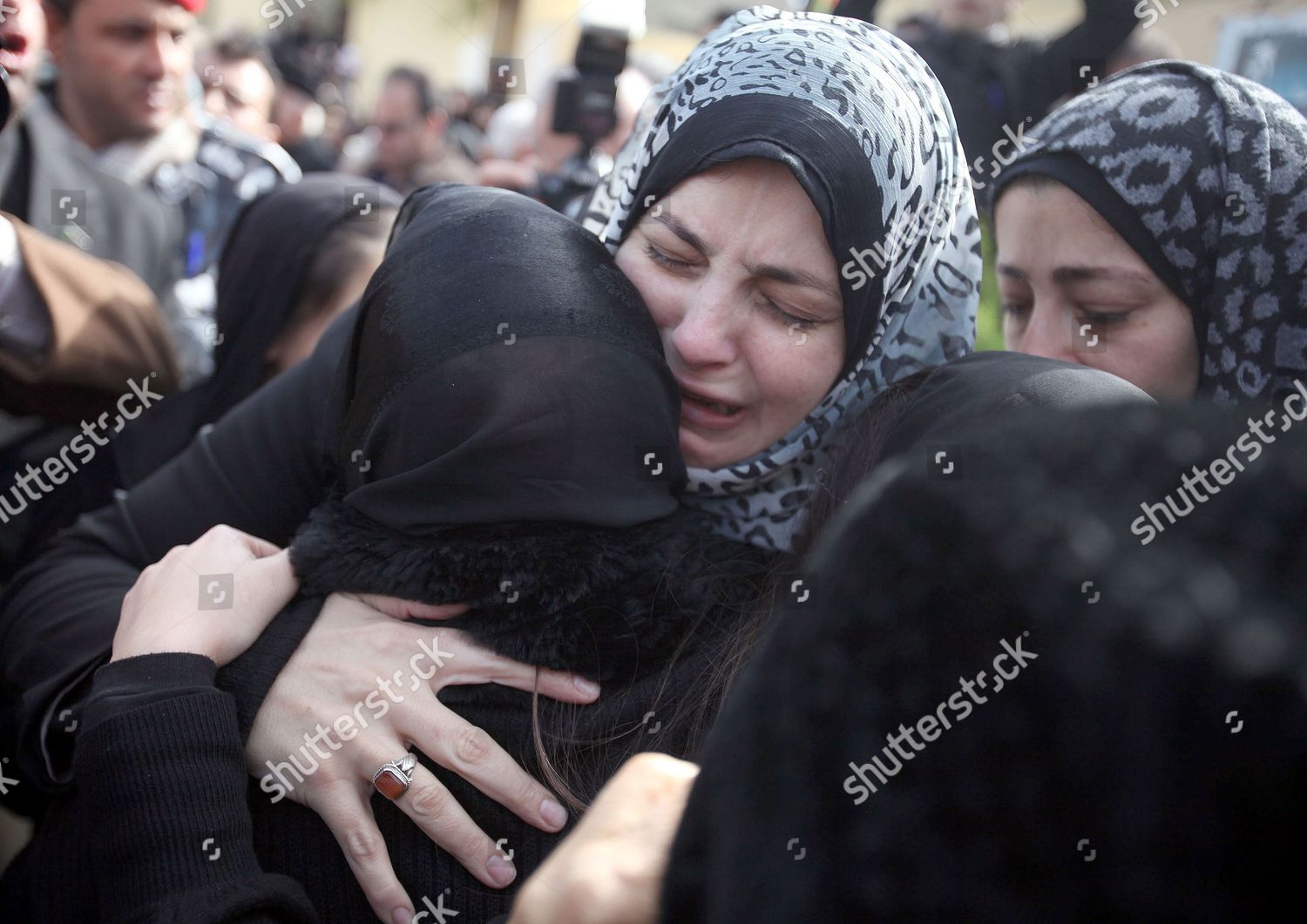 Relatives Anis Mustafa Safa Who Died Editorial Stock Photo - Stock ...