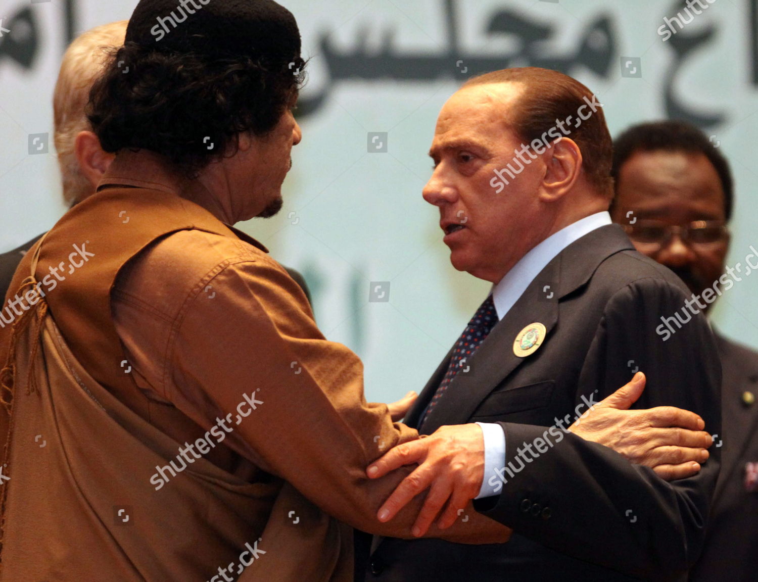Libyas Leader Muammar Gaddafi L Prime Editorial Stock Photo - Stock ...
