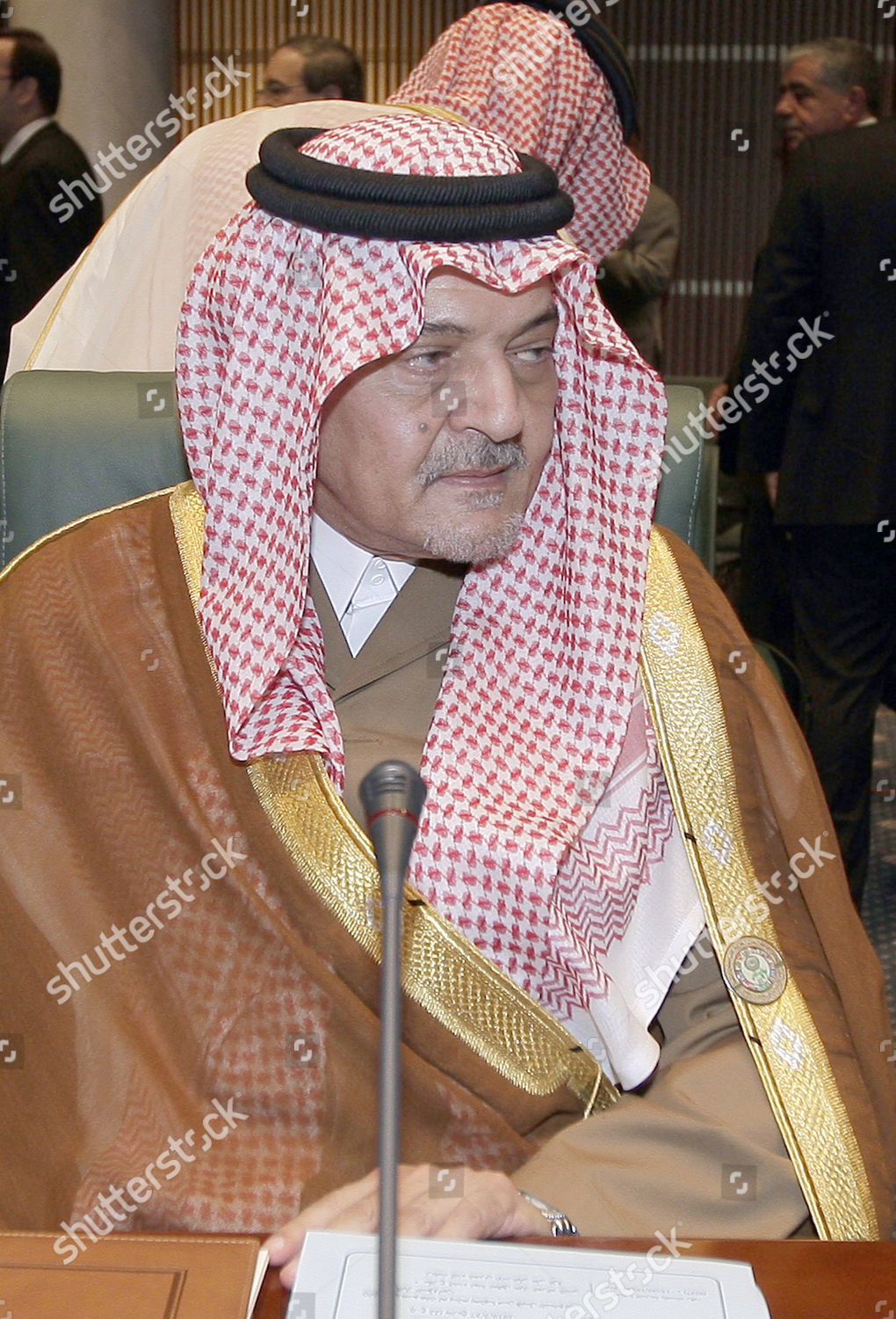 Saudi Foreign Minister Prince Saud Alfaisal Editorial Stock Photo ...