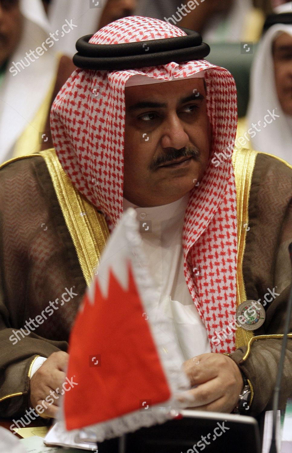 Bahrain Foreign Minister Sheikh Khaled Bin Editorial Stock Photo ...
