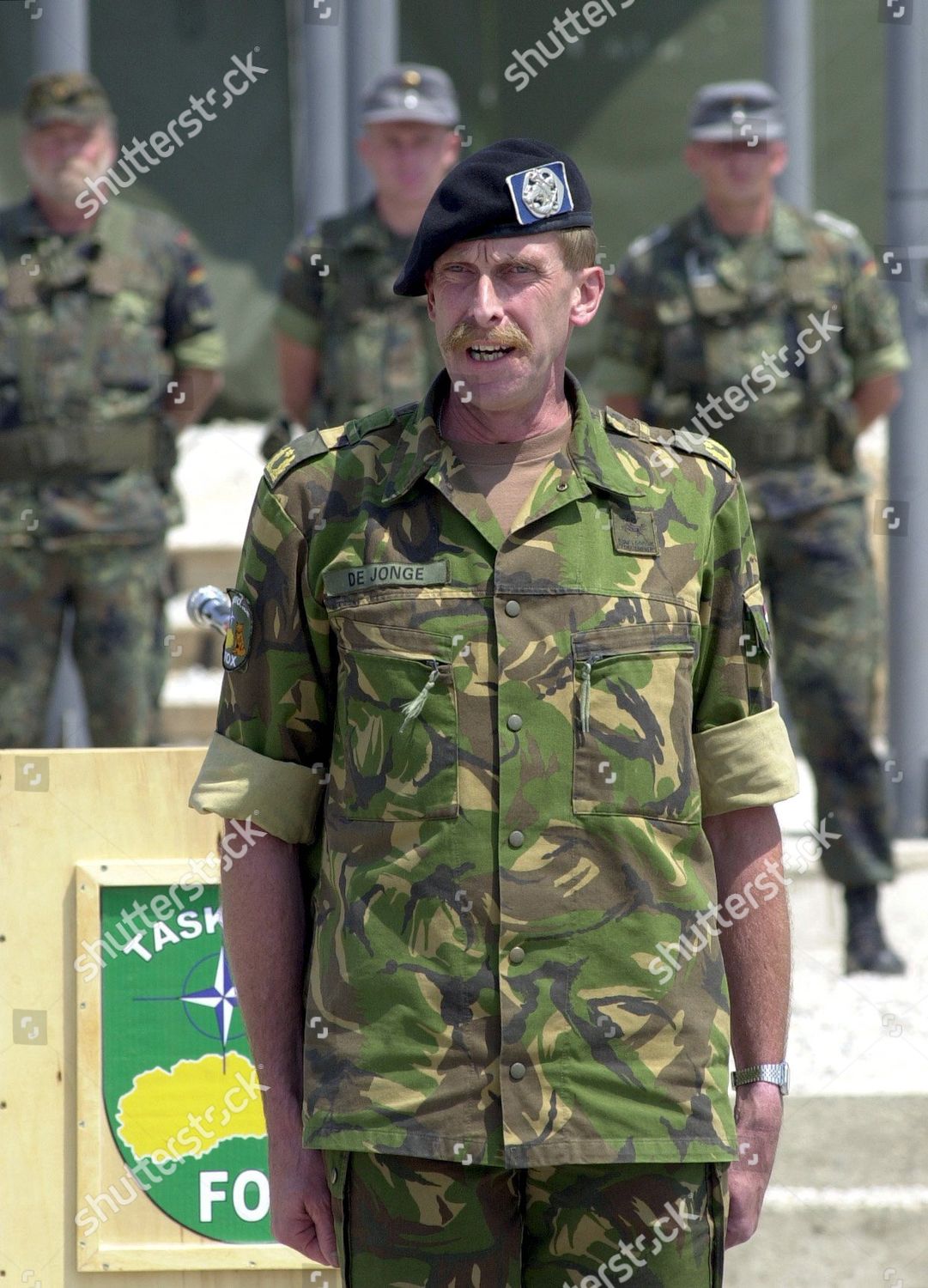 Skopje Macedonia New Commander Nato Forces Editorial Stock Photo ...