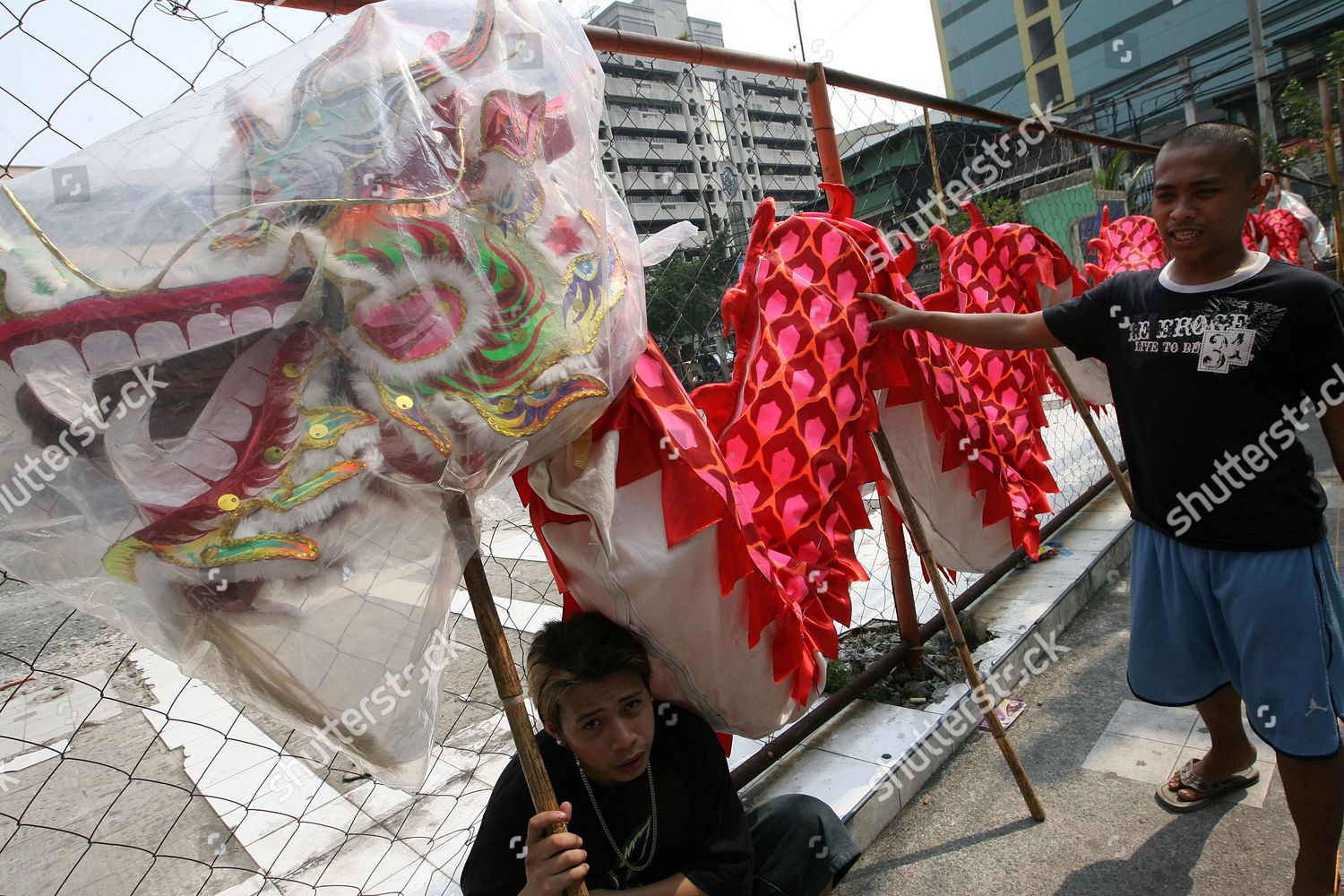 Filipinos Display Dragon Puppet Sale Manilas Editorial Stock Photo ...