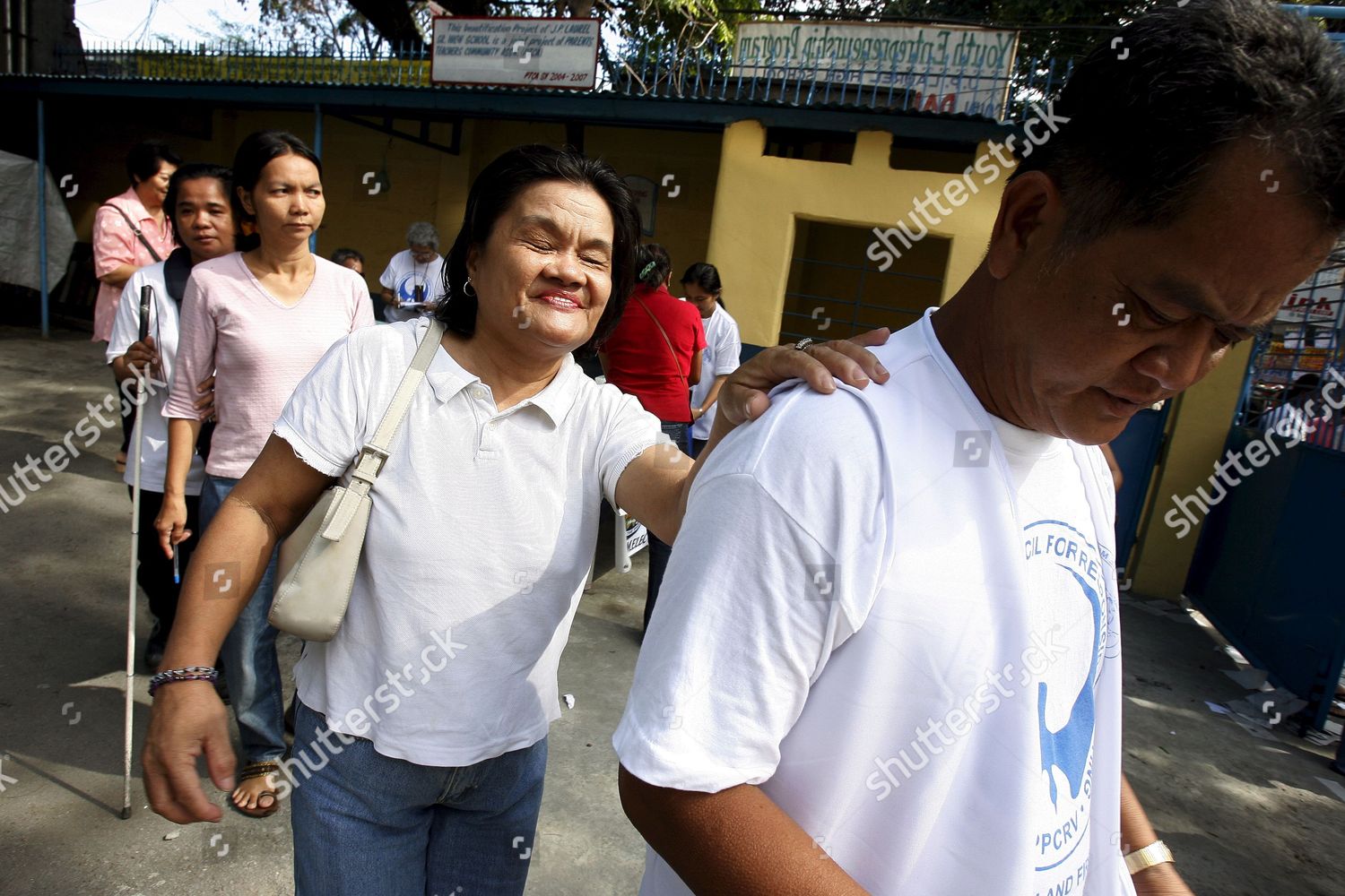 Blind Filipino Paz Pumarimos 48 L Editorial Stock Photo - Stock Image ...