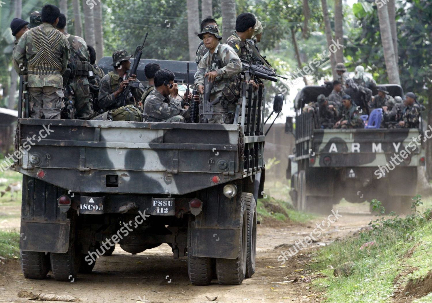 Army Troopers Move Out Military Camp Editorial Stock Photo - Stock ...