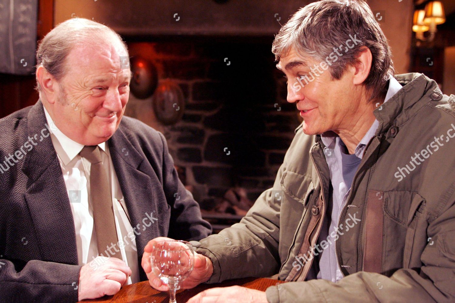 Emmerdale Tv Richard Thorp Nick Brimble Editorial Stock Photo - Stock ...