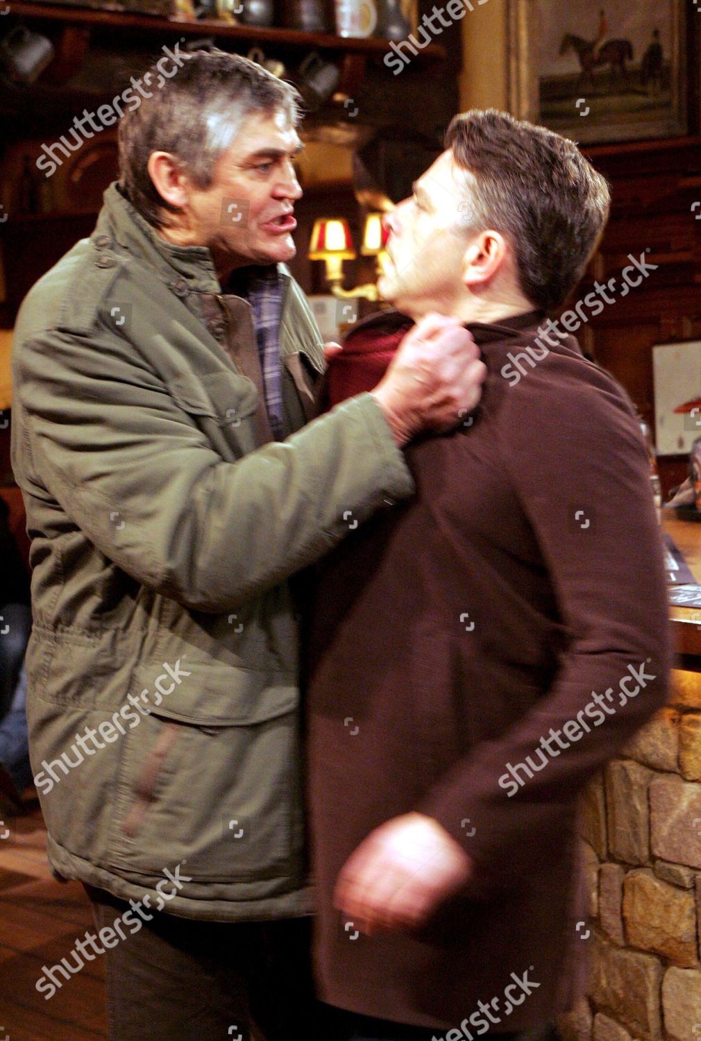 Emmerdale Tv Nick Brimble Richard Shelton Editorial Stock Photo - Stock ...