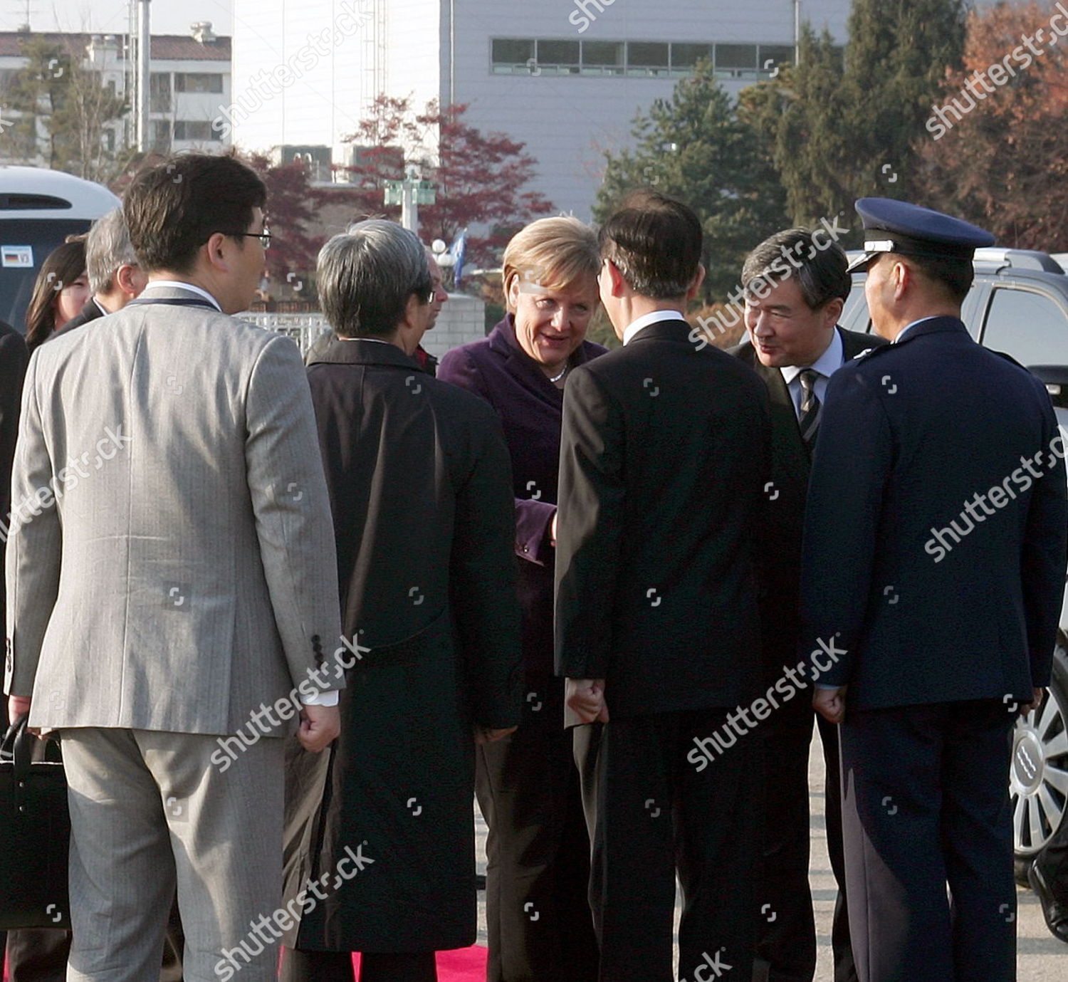 German Chancellor Angela Dorothea Merkel Welcomed Editorial Stock Photo ...