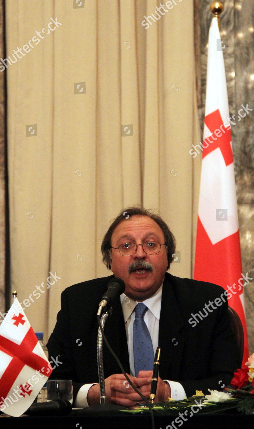 Grigol Vashadze Foreign Minister Georgia His Editorial Stock Photo ...