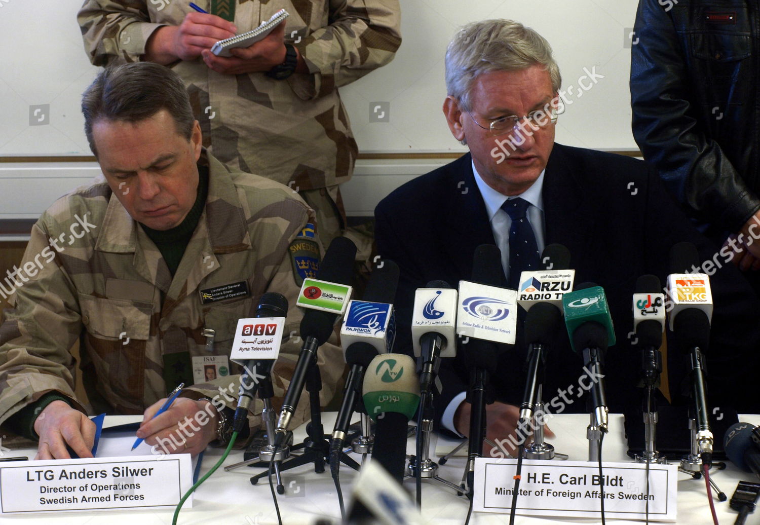 Lieutenant General Anders Silwer L Director Editorial Stock Photo ...