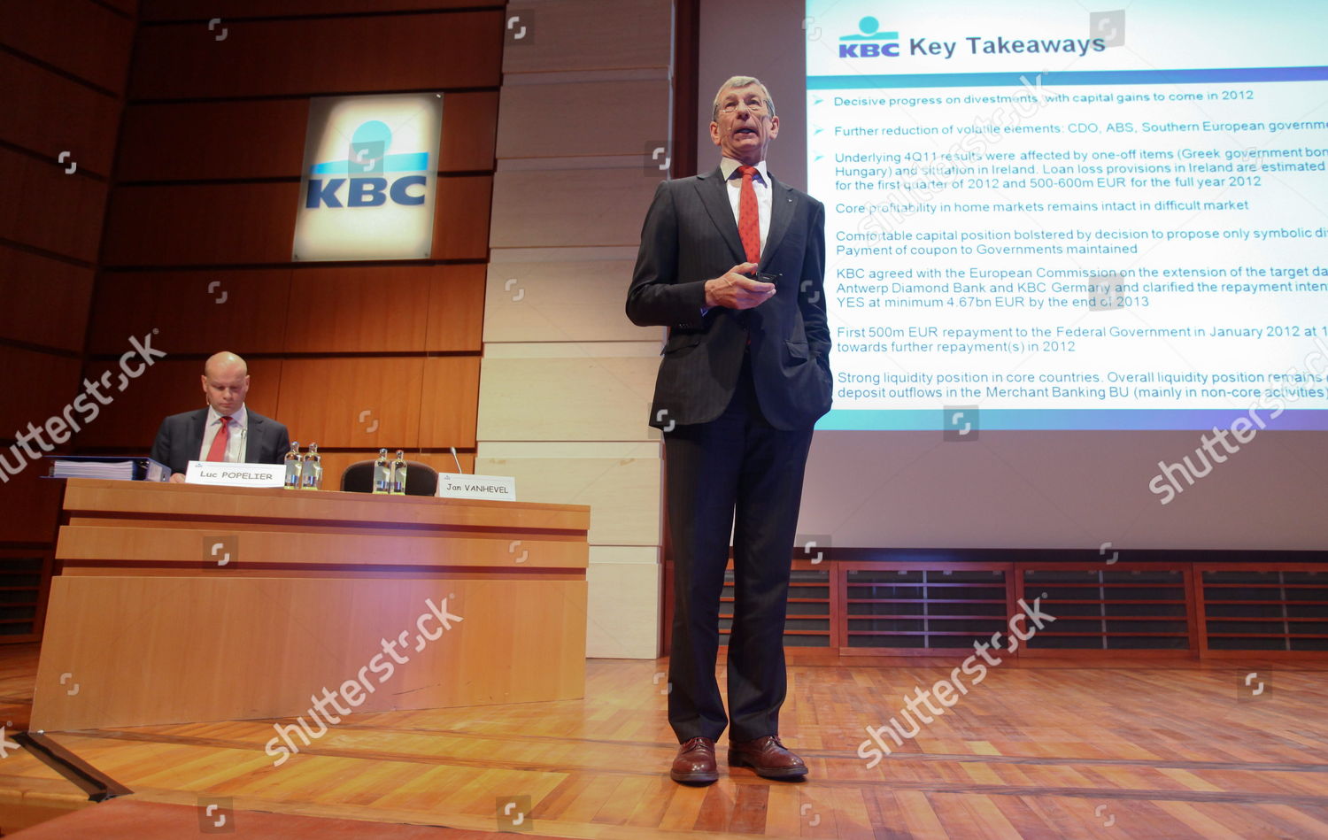 Ceo Belgian Banking Insurance Group Kbc Editorial Stock Photo - Stock ...