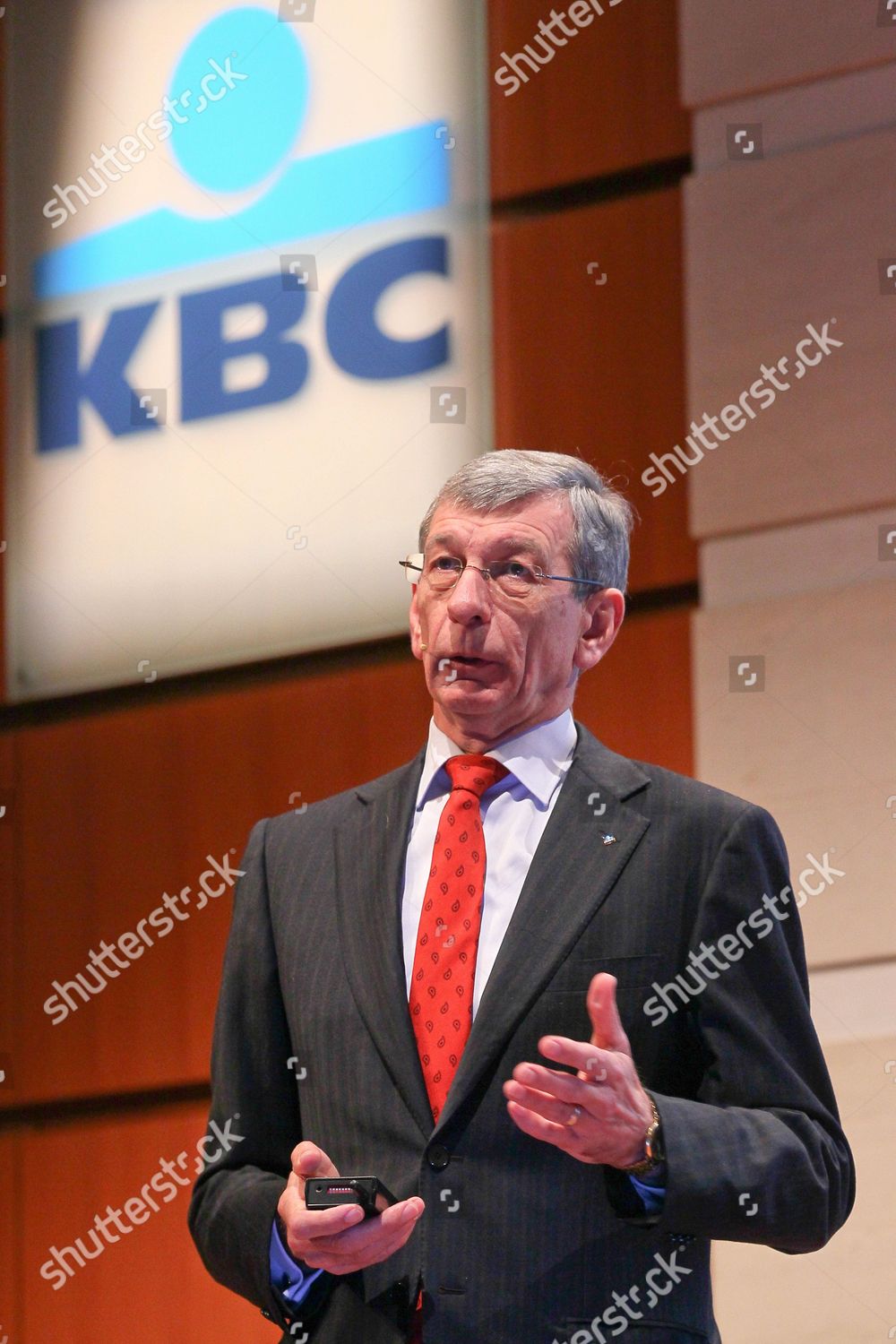 Ceo Belgian Banking Insurance Group Kbc Editorial Stock Photo - Stock ...