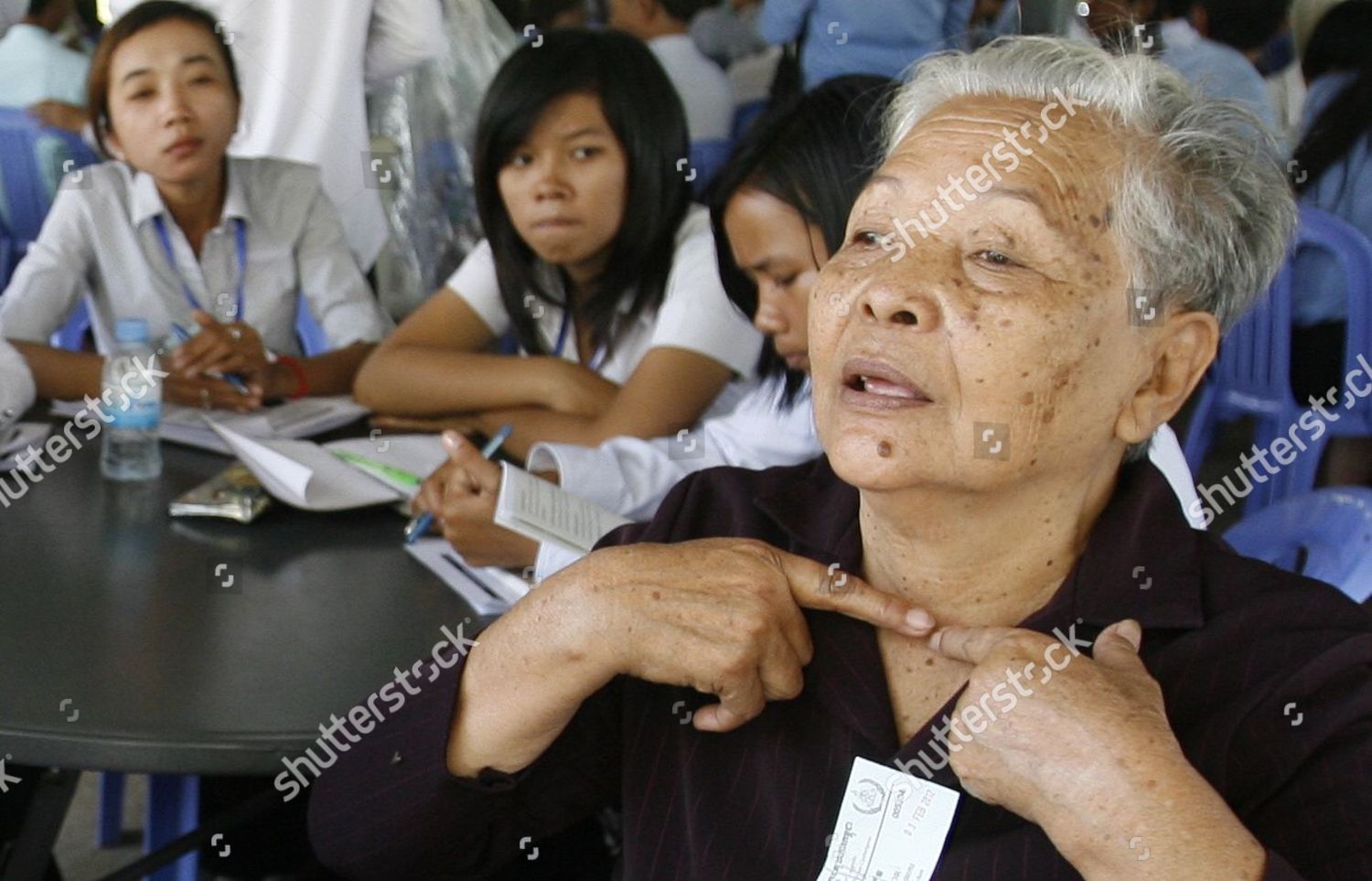 CAMBODIAN SURVIVOR KHMER ROUGE PRISON CHEA Editorial Stock Photo ...
