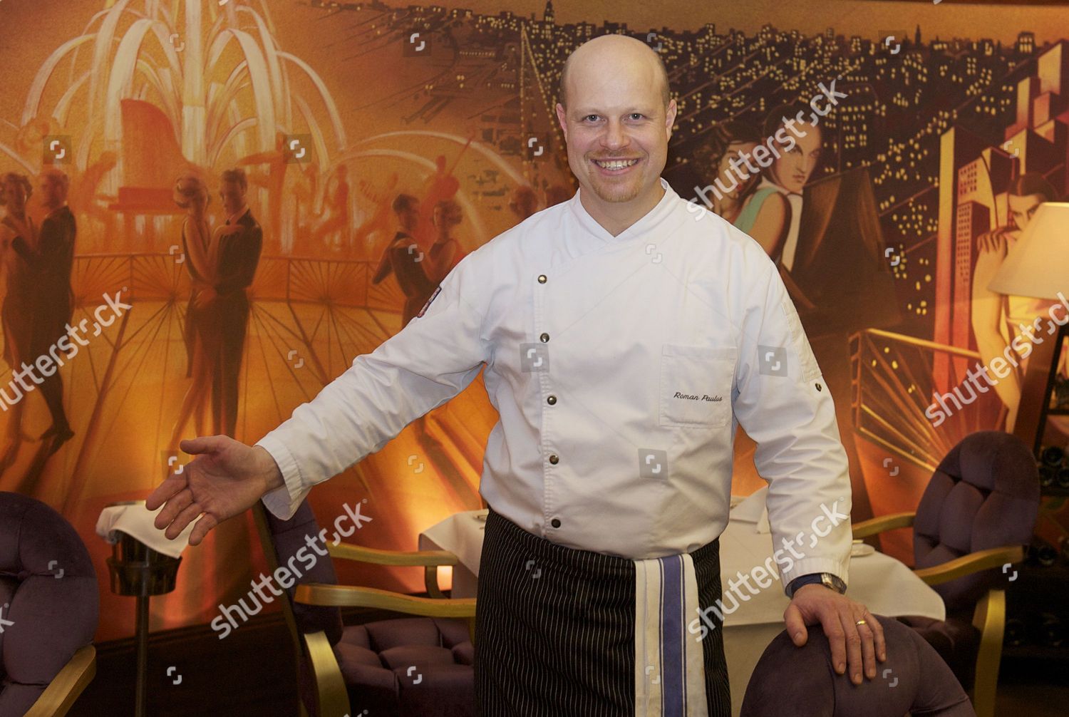 Chef Roman Paulus Poses Picture Alcron Editorial Stock Photo - Stock ...