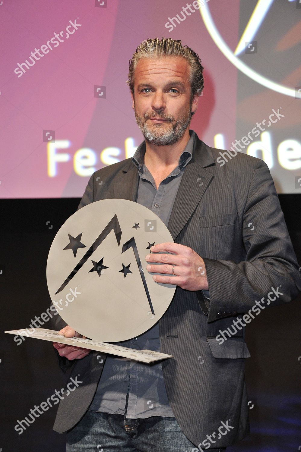 French Actor David Brecourt Poses His Editorial Stock Photo - Stock ...
