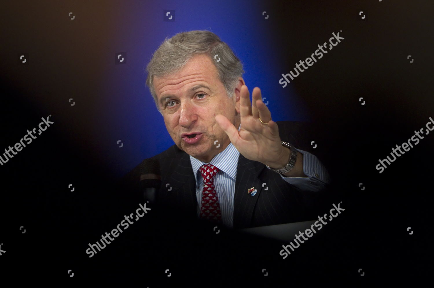 Chilean Finance Minister Felipe Larrain Attends Editorial Stock Photo ...