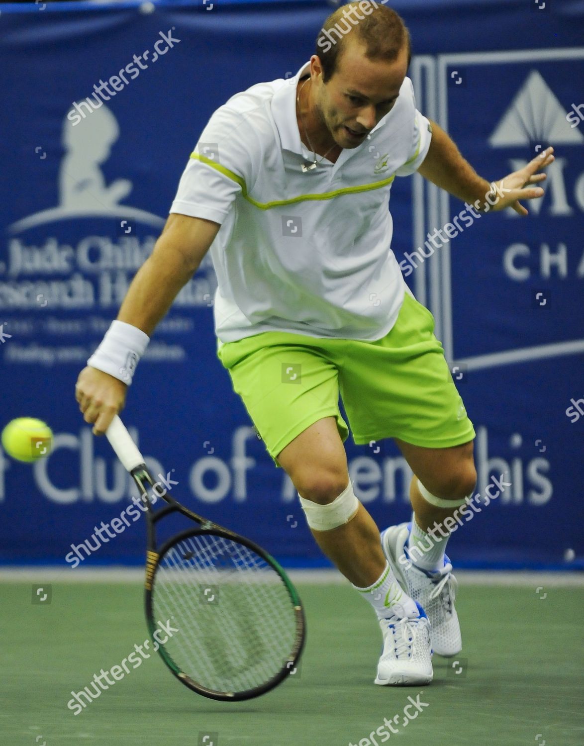 Olivier Rochus Belgium Hits Return Shot Editorial Stock Photo - Stock ...