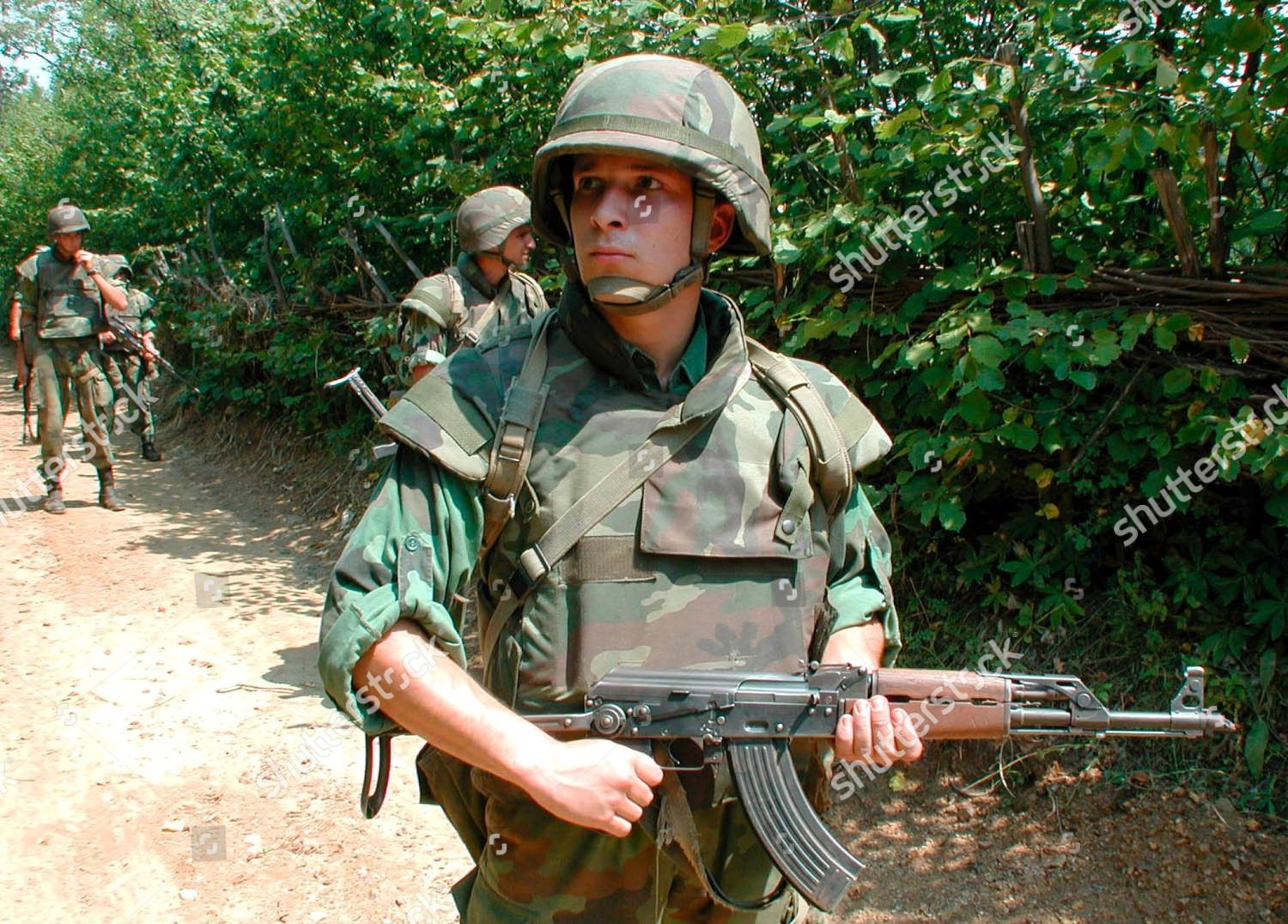 Presevo Yugoslavia Yugoslav Army Soldiers Patrol Editorial Stock Photo - Stock Image | Shutterstock