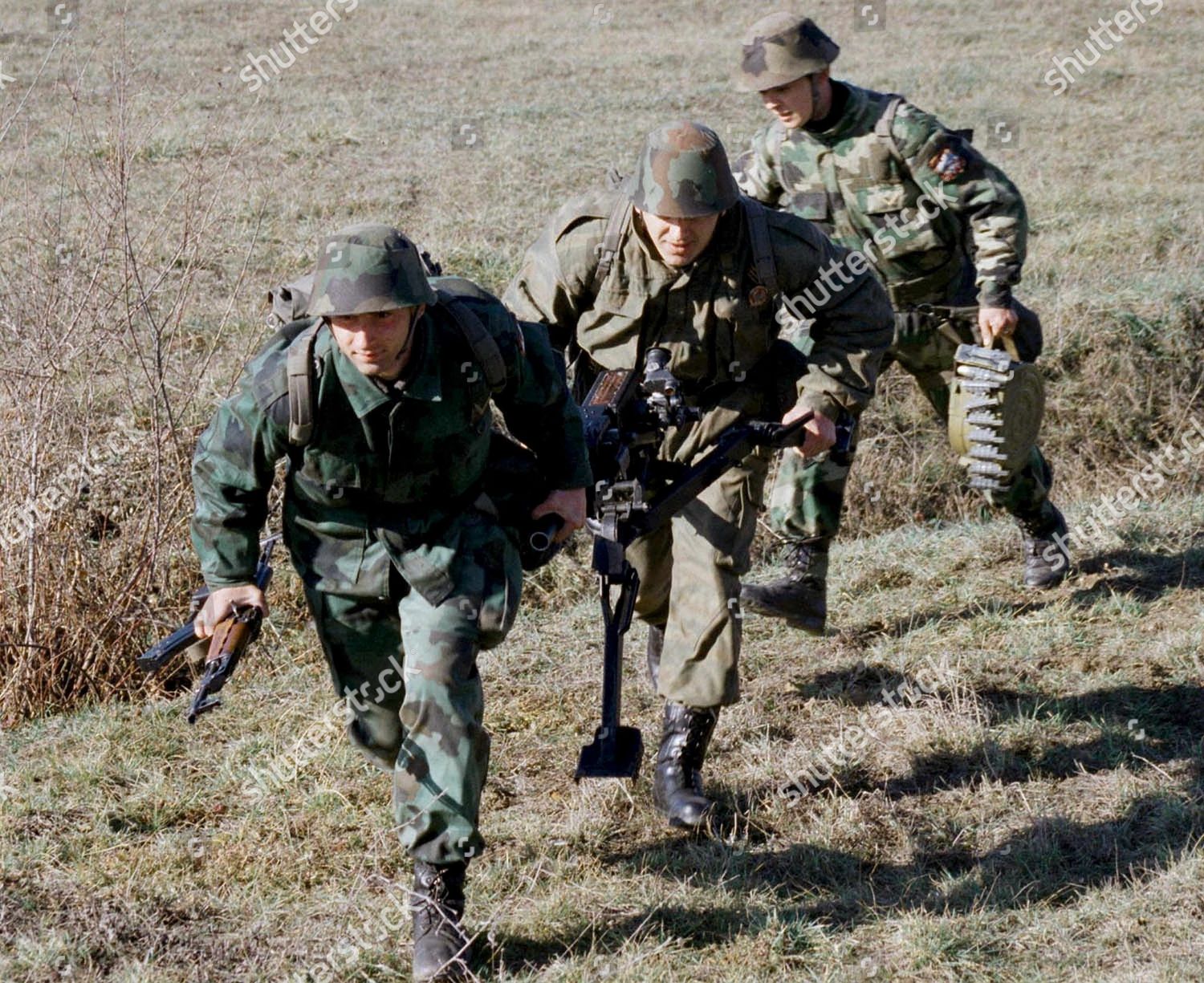 Medvedja Serbia Yugoslavia Members Yugoslav Army Editorial Stock Photo ...
