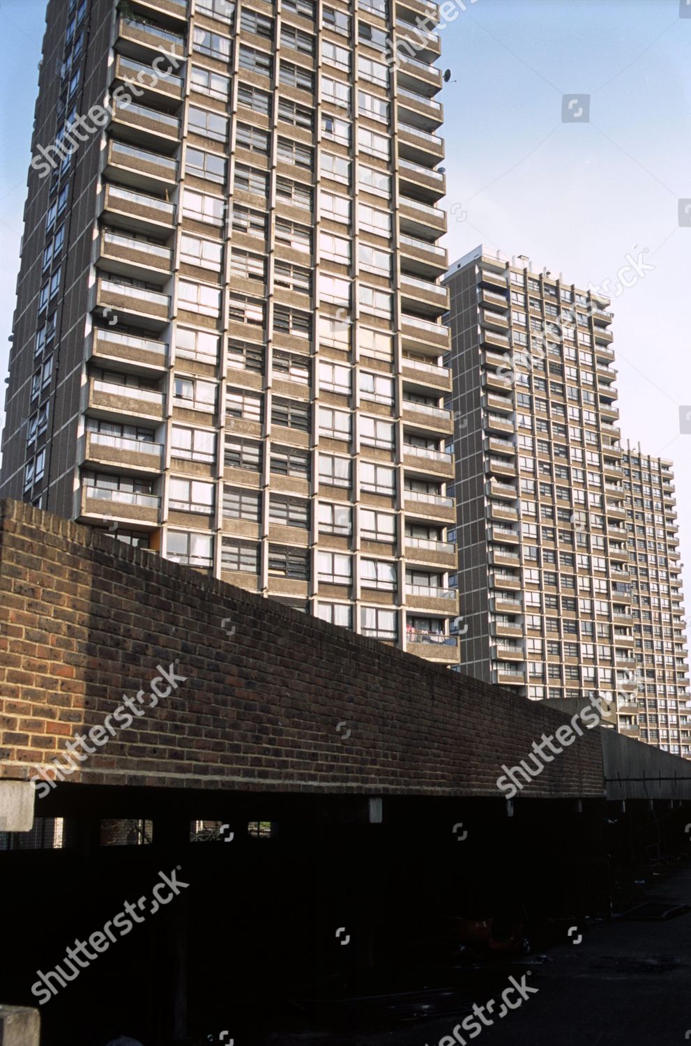 Tower Blocks On Crossways Estate Bow Editorial Stock Photo - Stock ...