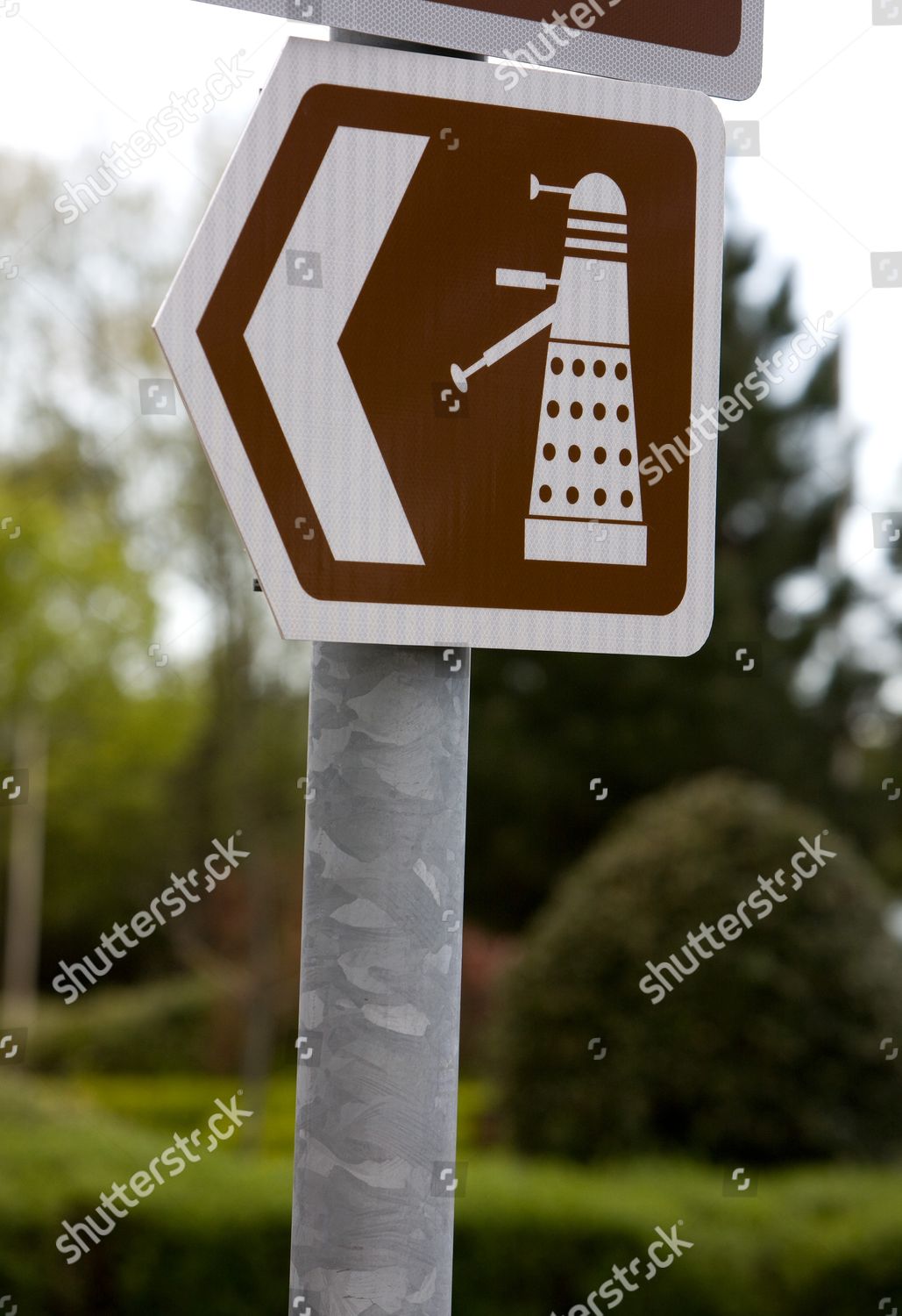 Dalek On Traffic Information Road Signs Editorial Stock Photo - Stock ...