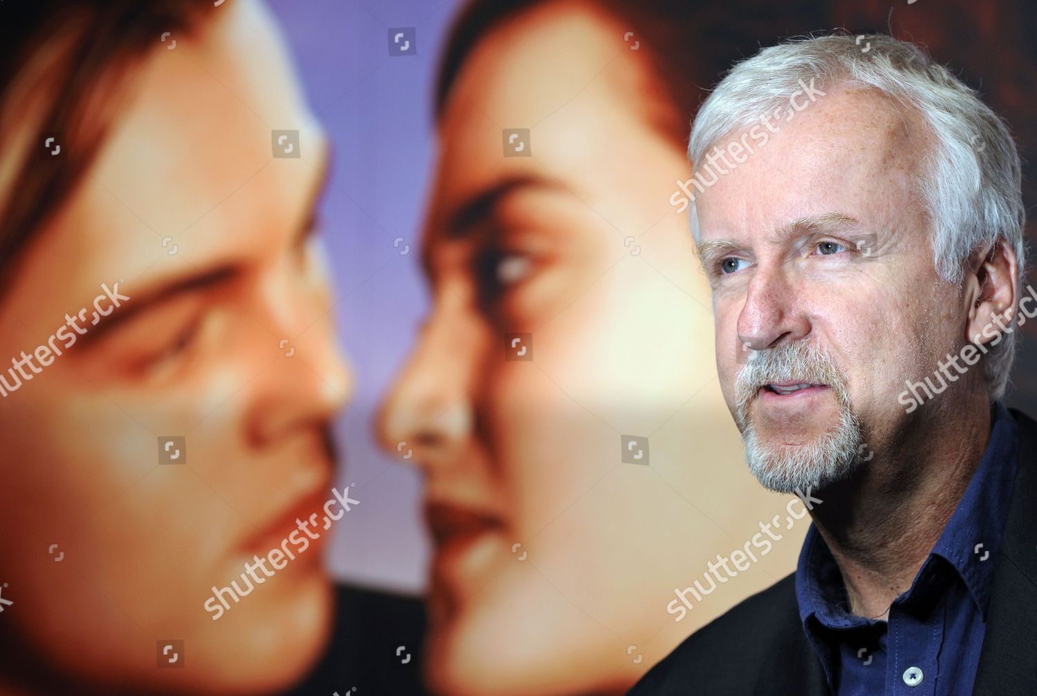 Canadian Film Director James Cameron Poses Editorial Stock Photo ...
